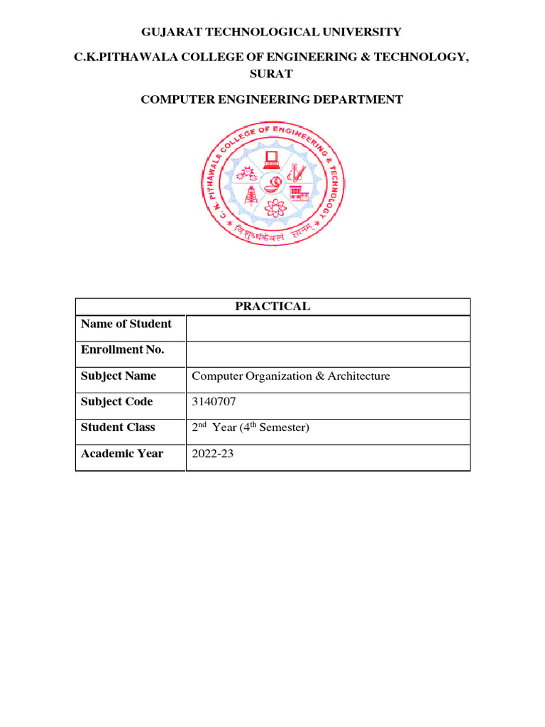 COA - Practical List Index | PDF | Assembly Language | Engineering COA - Practical List Index | PDF | Assembly Language | Engineering
