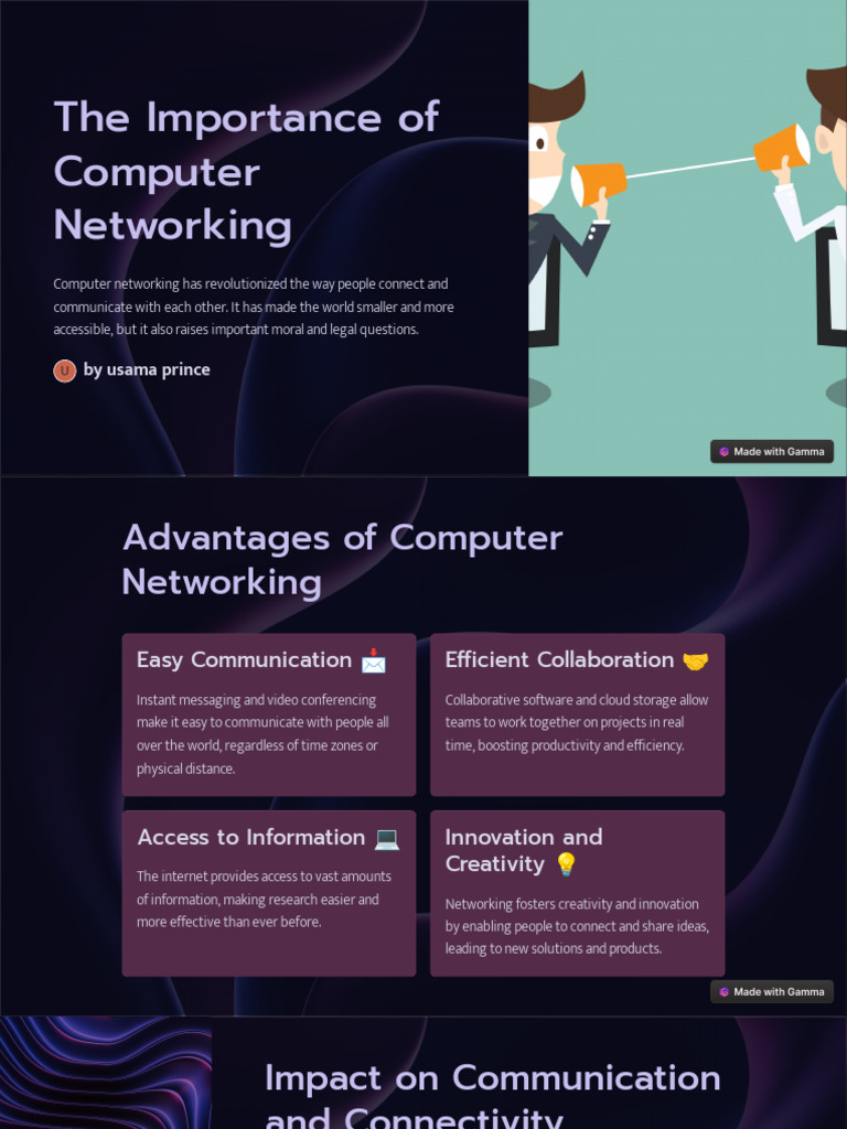 The Importance of Computer Networking | PDF | Computer Security | Security