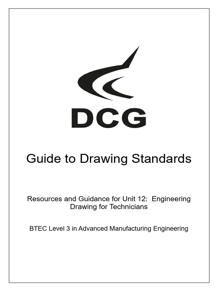 DC Drawing Standards 2022 | PDF | Screw | Technical Drawing