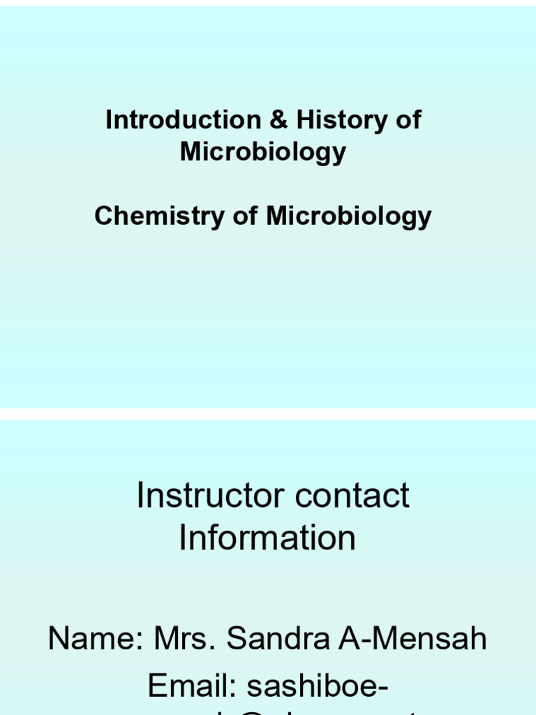 A Brief History of Micro | PDF | Microorganism | Bacteria