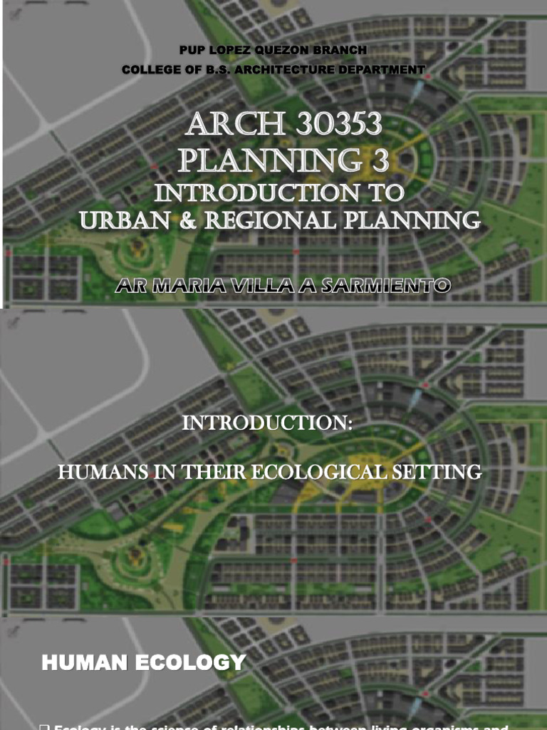 1 Humans and Their Ecologial Settings | PDF | Ecology | Ecosystem