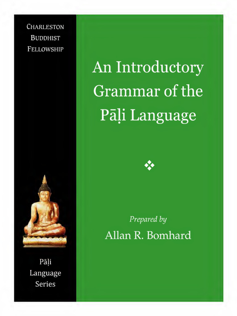 Bompart - Introductory Pali Grammar | PDF | Perfect (Grammar) | Pali
