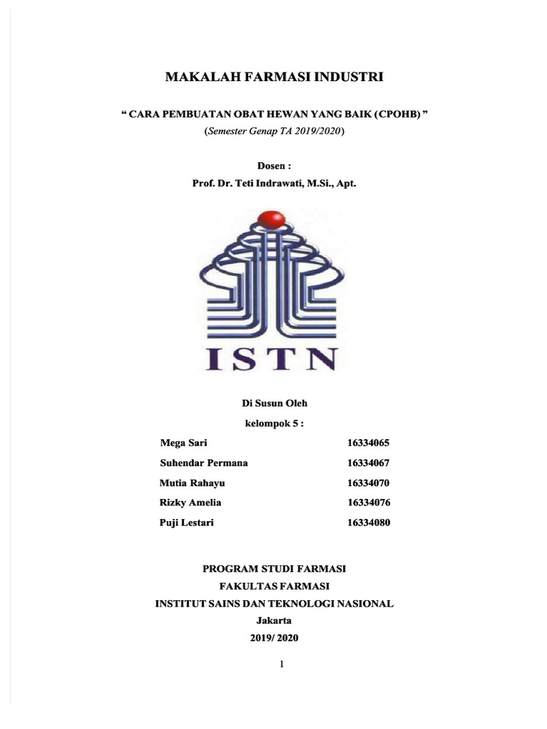 PDF Makalah Cpohb - Compress | PDF