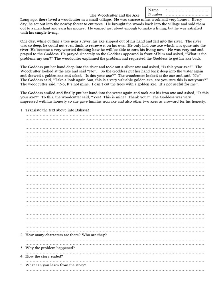 Narrative Text, Soal | PDF