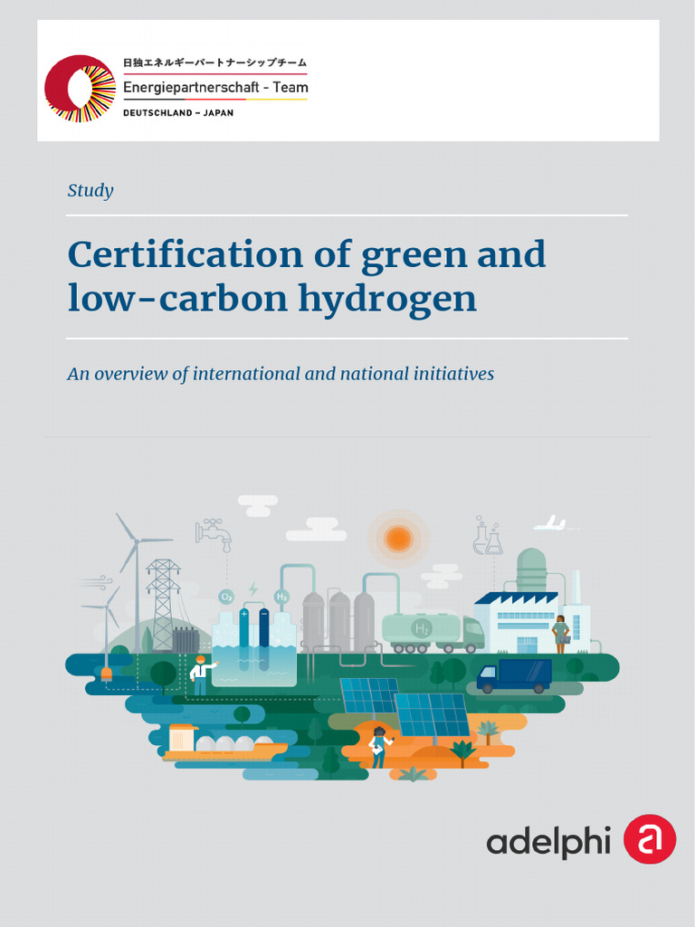 Adelphi - International Overview - Certification of Clean and Green Hydrogen | PDF | Low Carbon ...