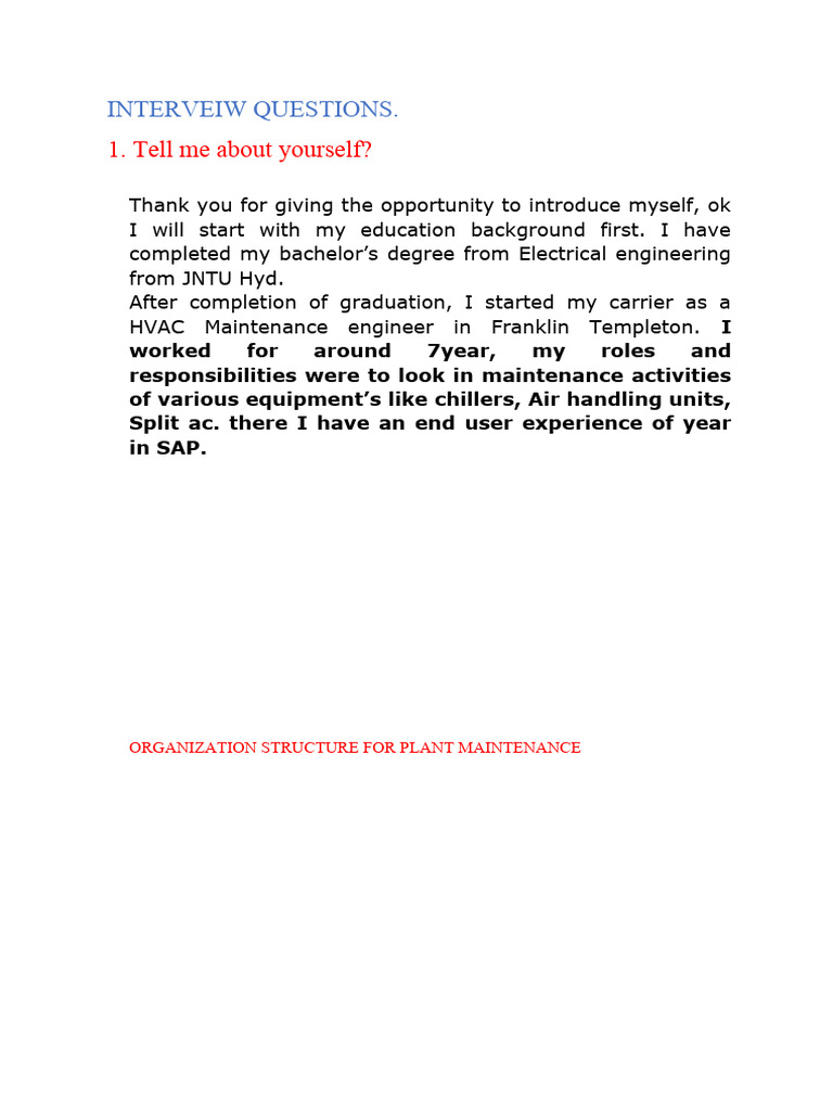 Total Interview | PDF | Calibration | Business