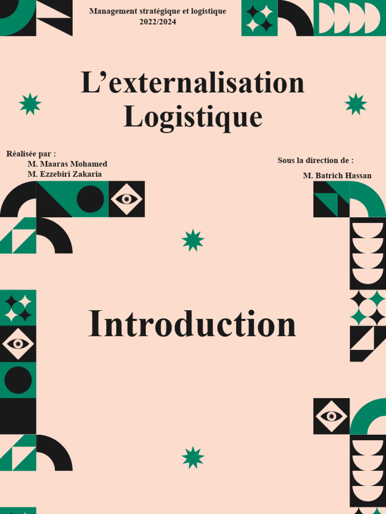 Thème 5 - L'externalisation Logistique | PDF | Sous-traitance | Logistique