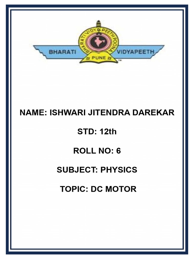 DC Moter | PDF | Electric Motor | Machines