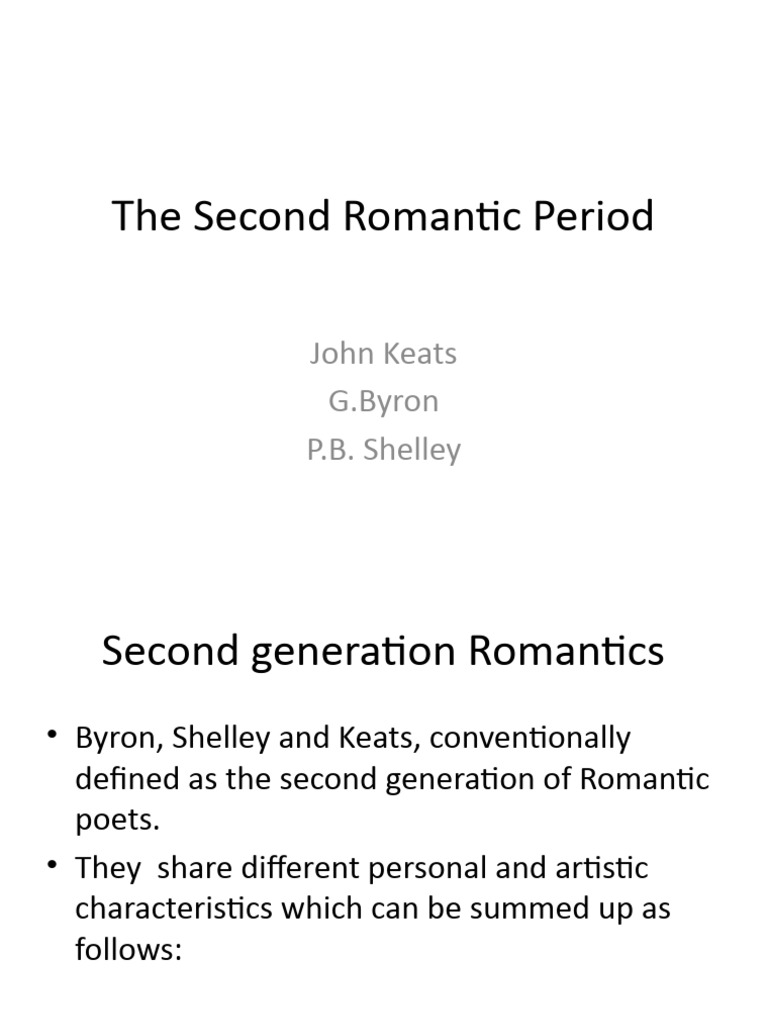 1 Keats Presentation | PDF | John Keats | Poetry