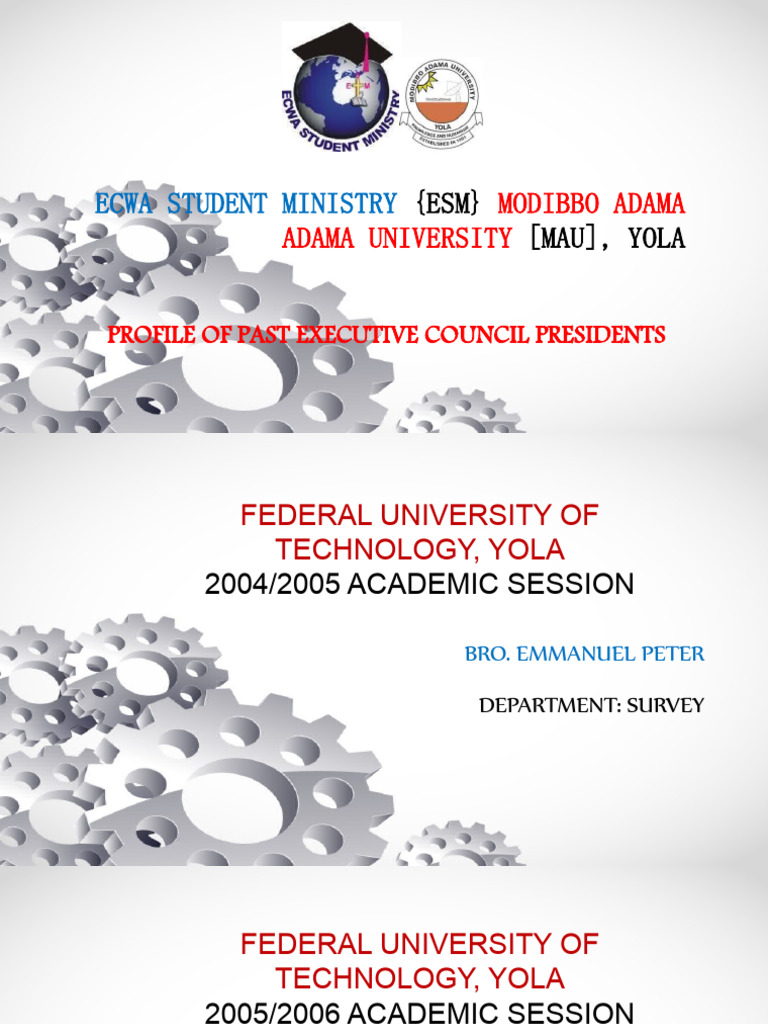 Esm Past Presidents | PDF | Science & Mathematics | Technology & Engineering