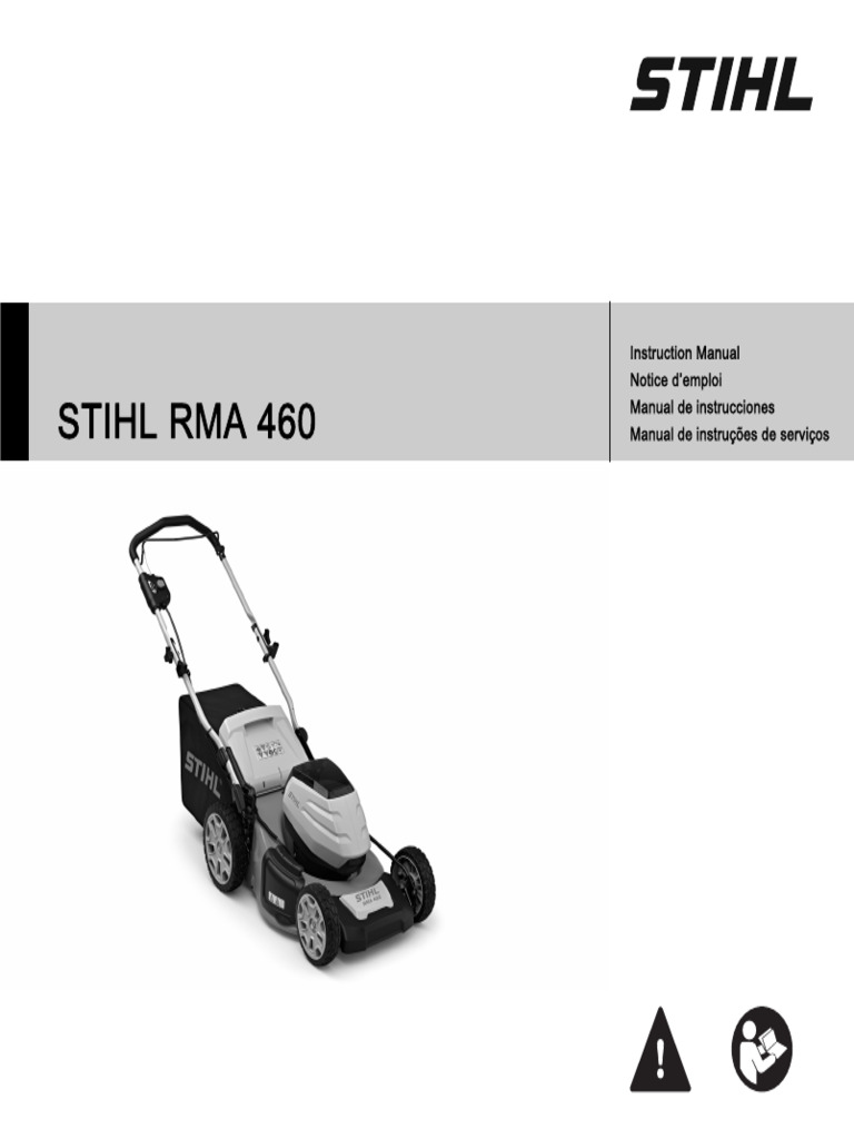 Stihl Rma 460 | PDF | Mower | Lawn Mower