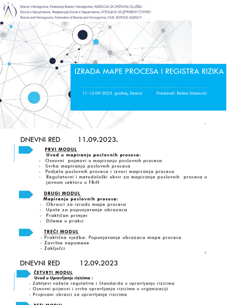 FUK Prezentacija, Mapa Procesa | PDF