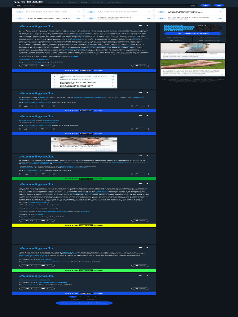 Urban Dictionary Amiyah | PDF