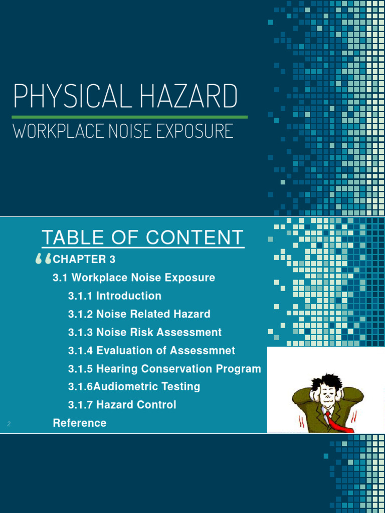 Chapter3 1workplacenoiseexposure Download Free Pdf Noise Hearing Loss