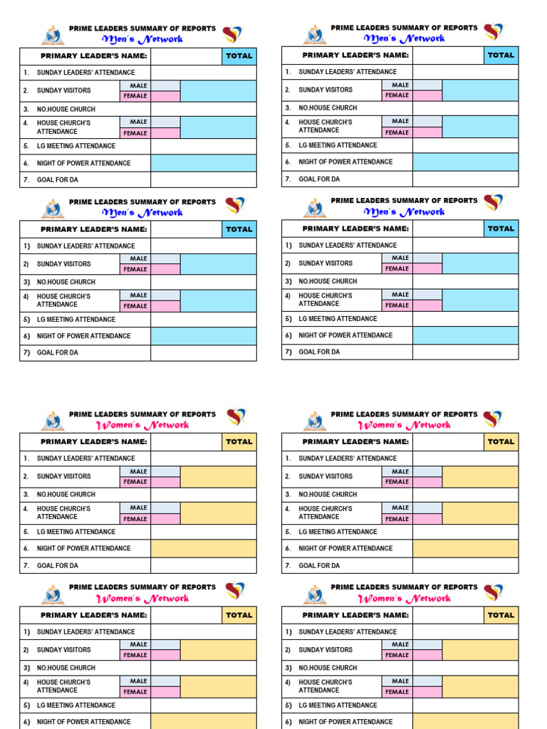 Prime Leaders INDIVIDUAL Report Sheet | PDF | Art
