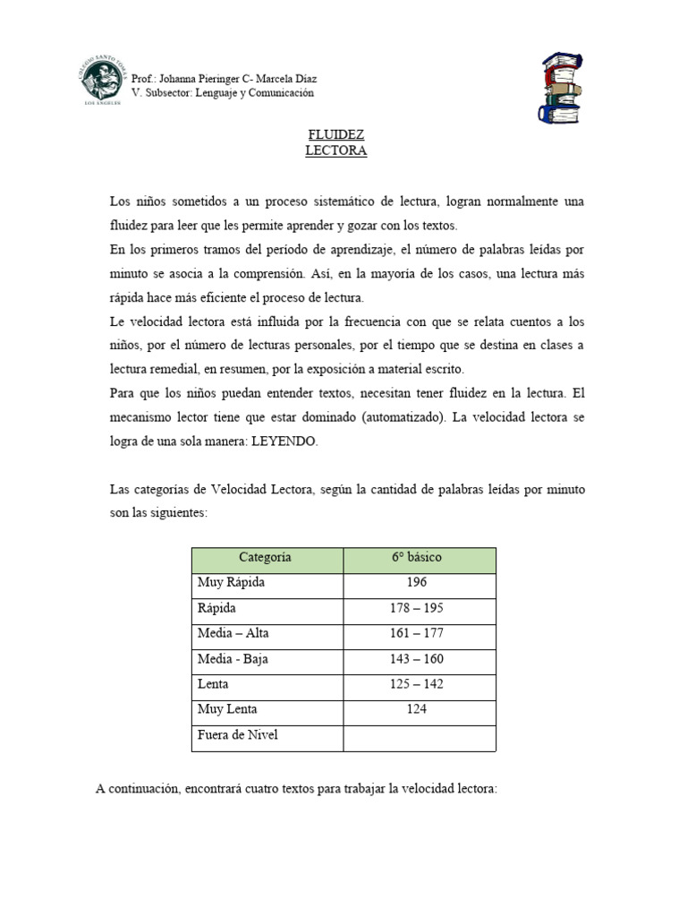Fluidez Lectora en Niños de Primaria | PDF | Estrellas | Magnitud aparente