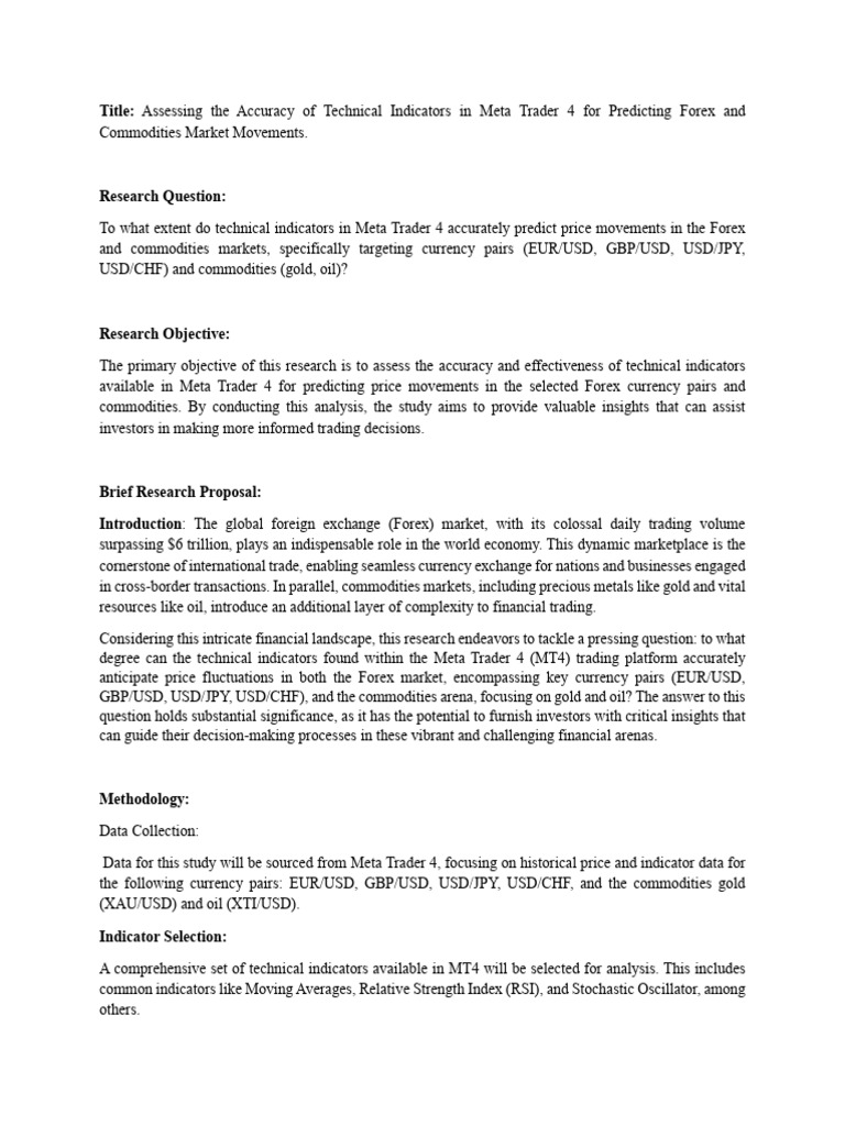 Exploring Forex Market Dynamics - A Research Proposal by Hasnain | PDF | Foreign Exchange Market ...