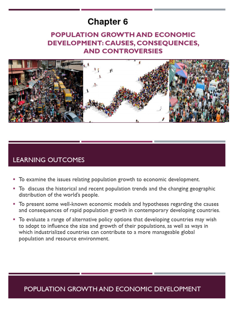 Chapter 6 - Population Growth and Economic Development | PDF | Economic ...
