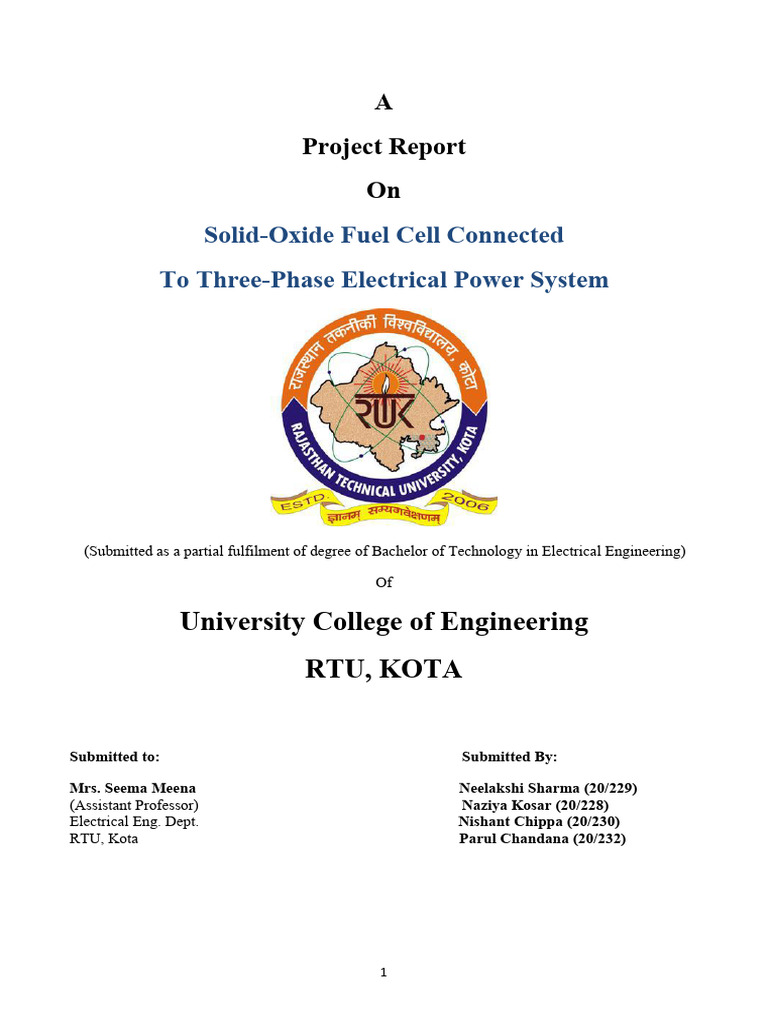 Project Report | PDF | Power Inverter | Electrical Grid