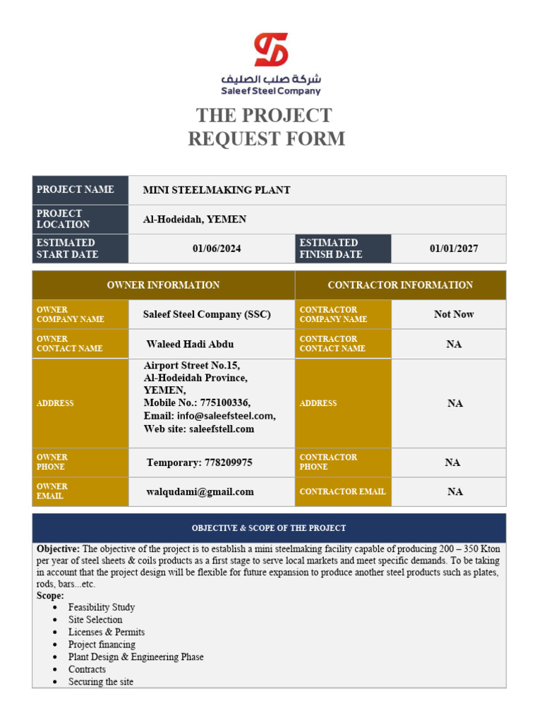 IC Construction Project Request 11348 WORD | PDF | Economies | Business
