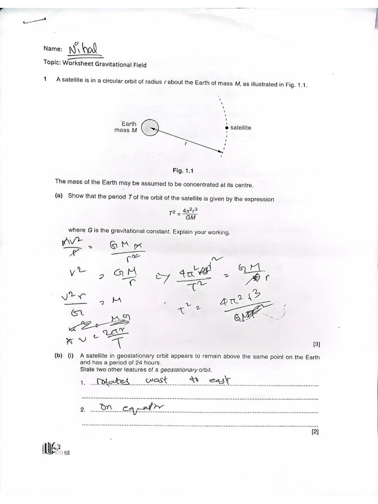 Gravitational Field WS2 | PDF