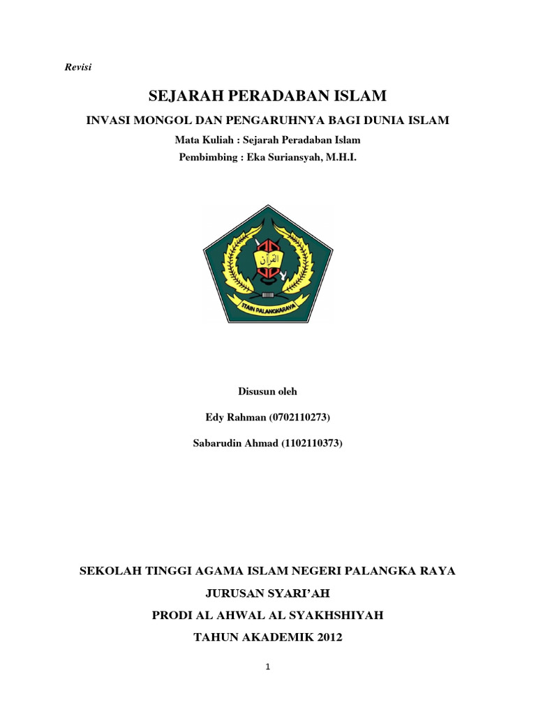 Invasi Mongol: Dampak bagi Islam | PDF