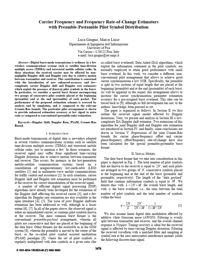 Paper 5 | PDF | Modulation | Channel Access Method