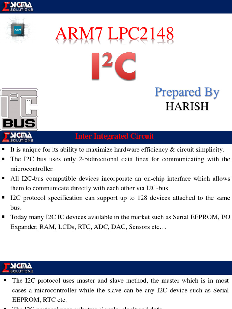 Arm I2c | PDF | Computer Networking | Computing