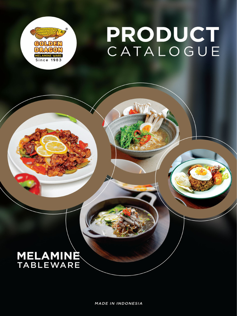 Catalogue Golden Dragon Melamine | PDF | Consumer Goods | Secondary Sector Of The Economy
