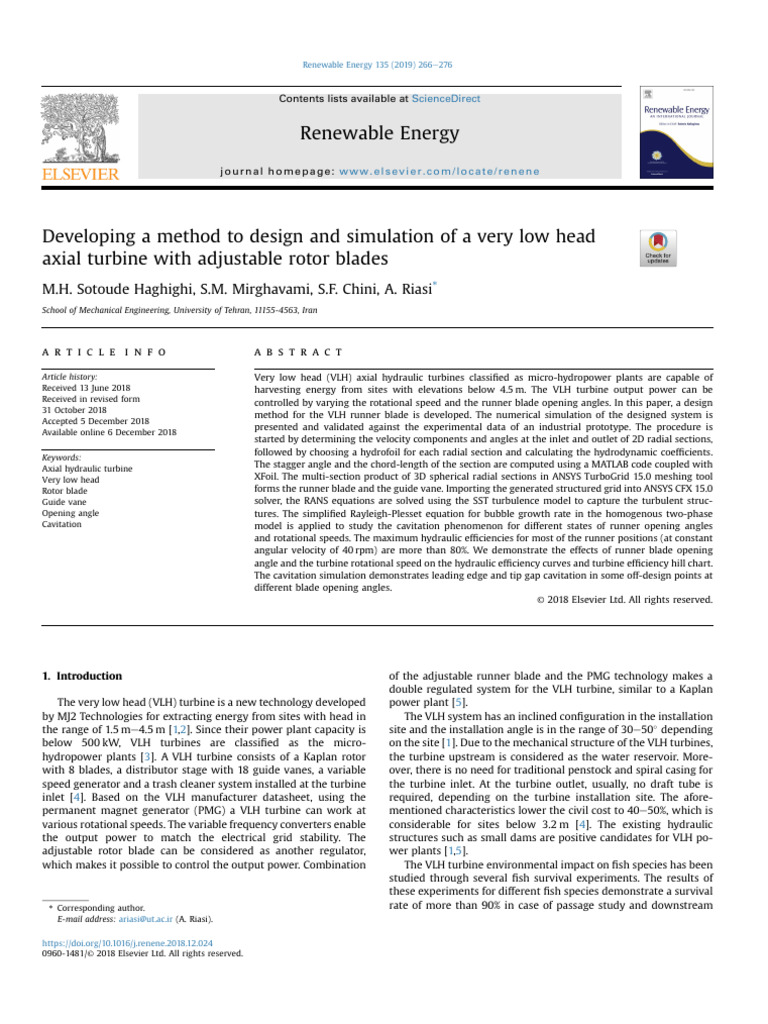 VLH Axial Turbine Design and Simulation | PDF | Turbine | Viscosity
