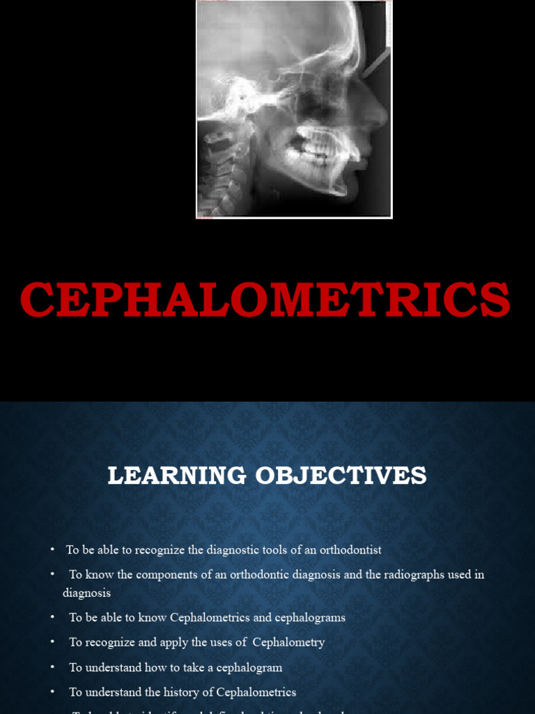 Cephalometric Lecture-2 | PDF | Medical Specialties | Clinical Medicine