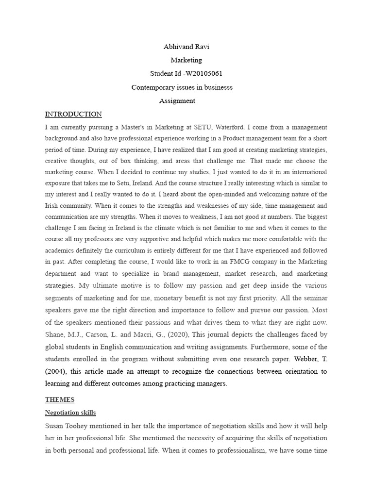 Assignment Part 1 Cib Send | PDF | Entrepreneurship | International Finance Corporation