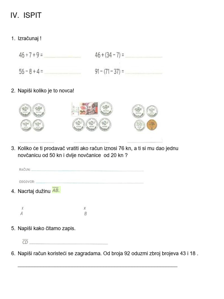 Ispit Geometrija | PDF