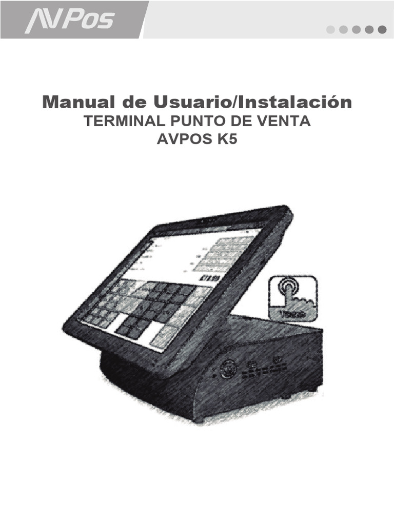 Avpos K5 | PDF | Terminal de computadora | Punto de venta