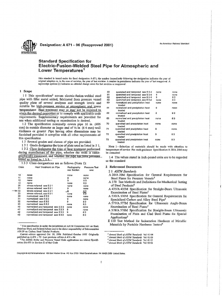 Astm A671 | PDF