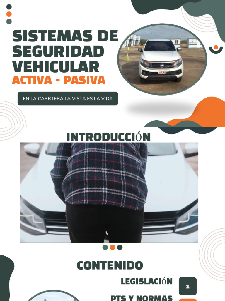 Inducción en Seguridad Vehicular | PDF | Vehículos | Tecnología de ...