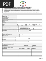 Application Form For Pikitup | PDF | Recruitment | Government