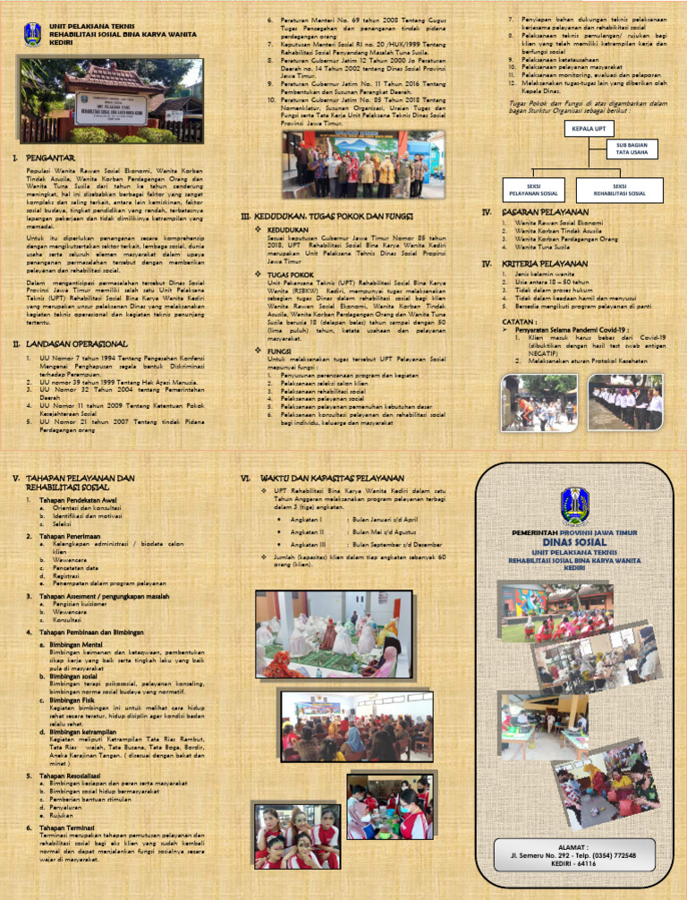 LEAFLET-UPT RSBKW KEDIRI - 2021-Cetak PDF | PDF