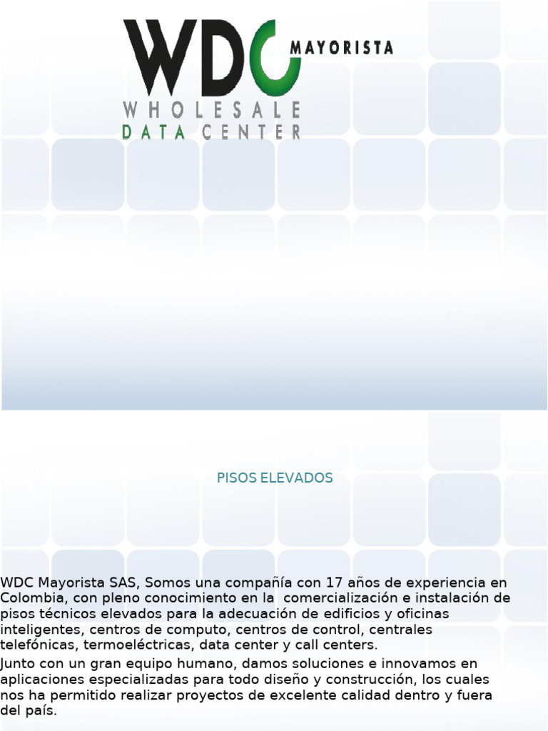 Pisos Elevados WDC Mayorista 30 Dic. | PDF | Tornillo | Cobre