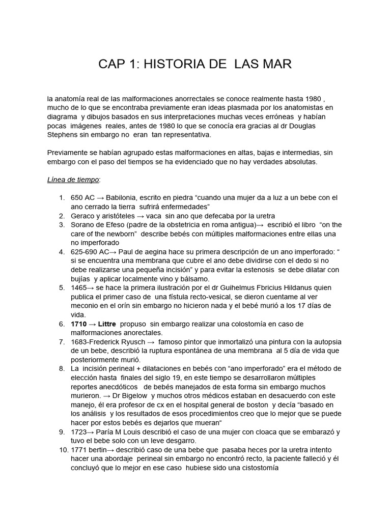 Resumen Mar Completo | PDF | Especialidades Medicas | Anatomía