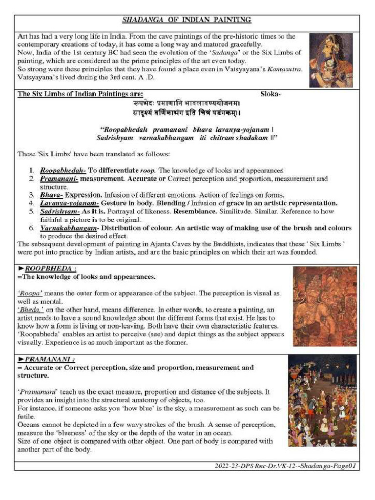 1200 Saranga and Fundamentals of Art | PDF