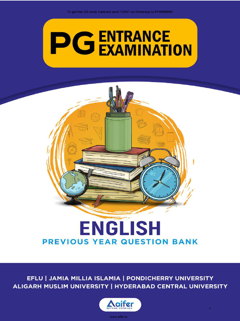 PG ENGLISH-Q-BOOK Compressed | PDF | Sigmund Freud | Mosquito