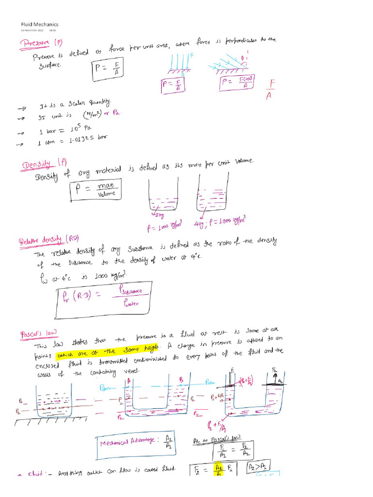 Fluid Mechanics Pdf
