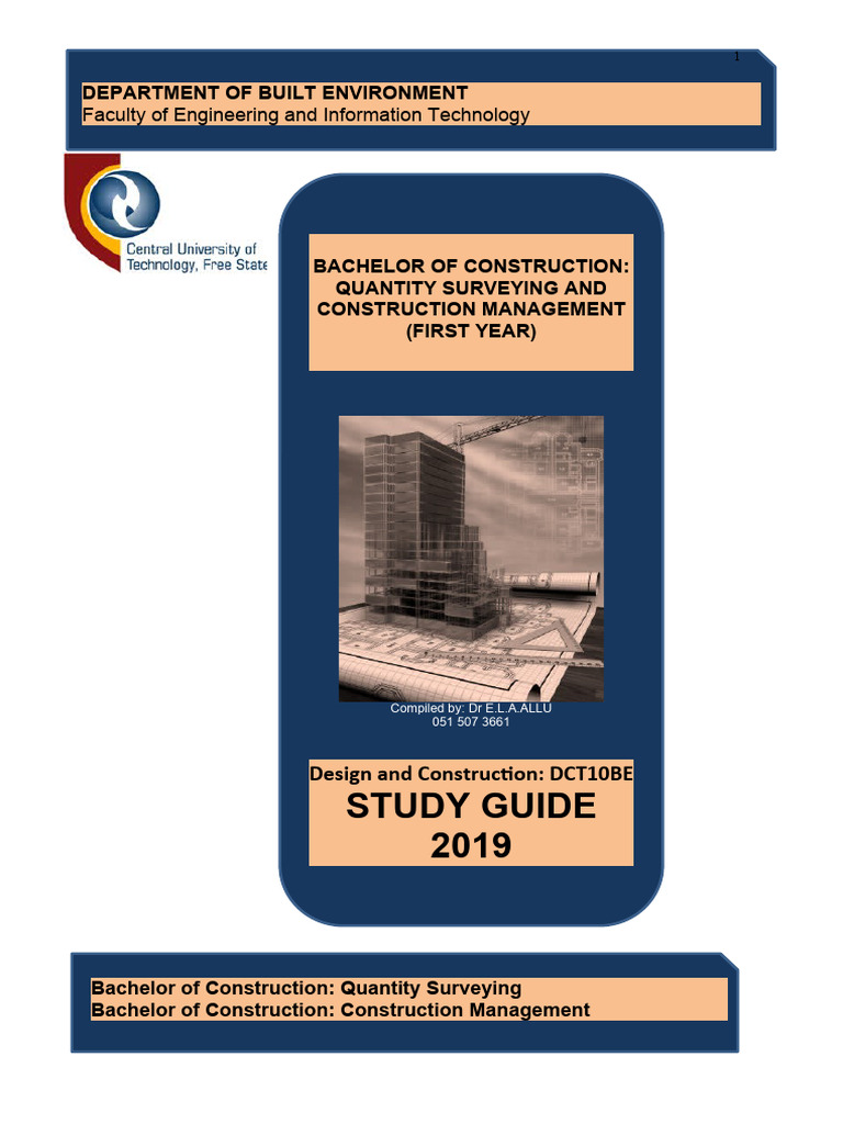 First-Year Construction Study Guide | PDF | Structural Load | Wall