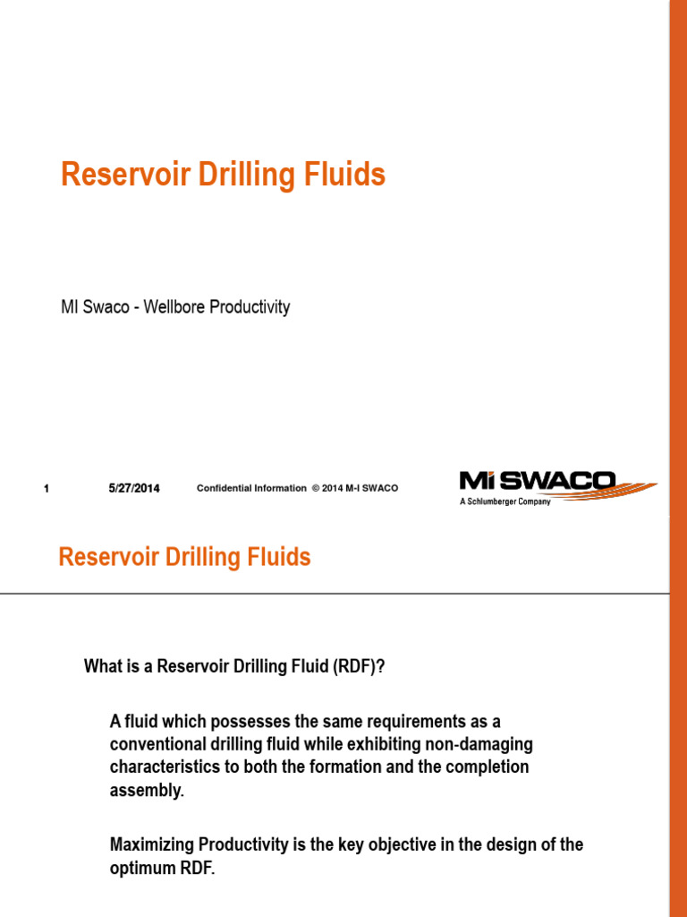 1.5 Reservoir Drilling Fluids | PDF | Petroleum Reservoir | Drilling
