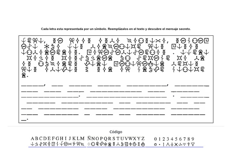 Mensajes Codificados | PDF
