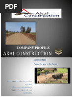 Construction Company Profile Template Word | PDF