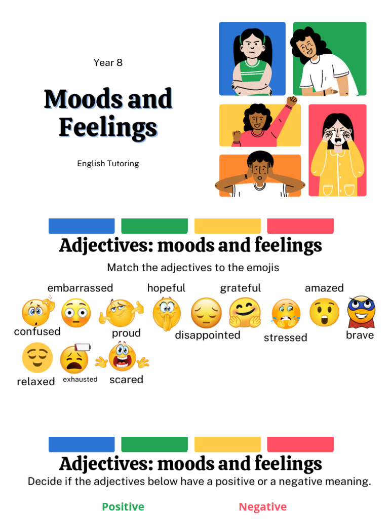 Moods and Feelings | PDF | Language Arts & Discipline | Self-Improvement