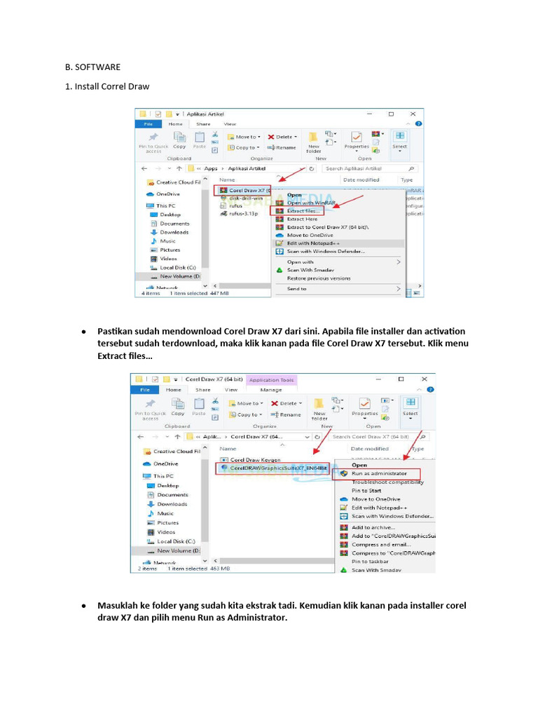 Install Correl Draw | PDF