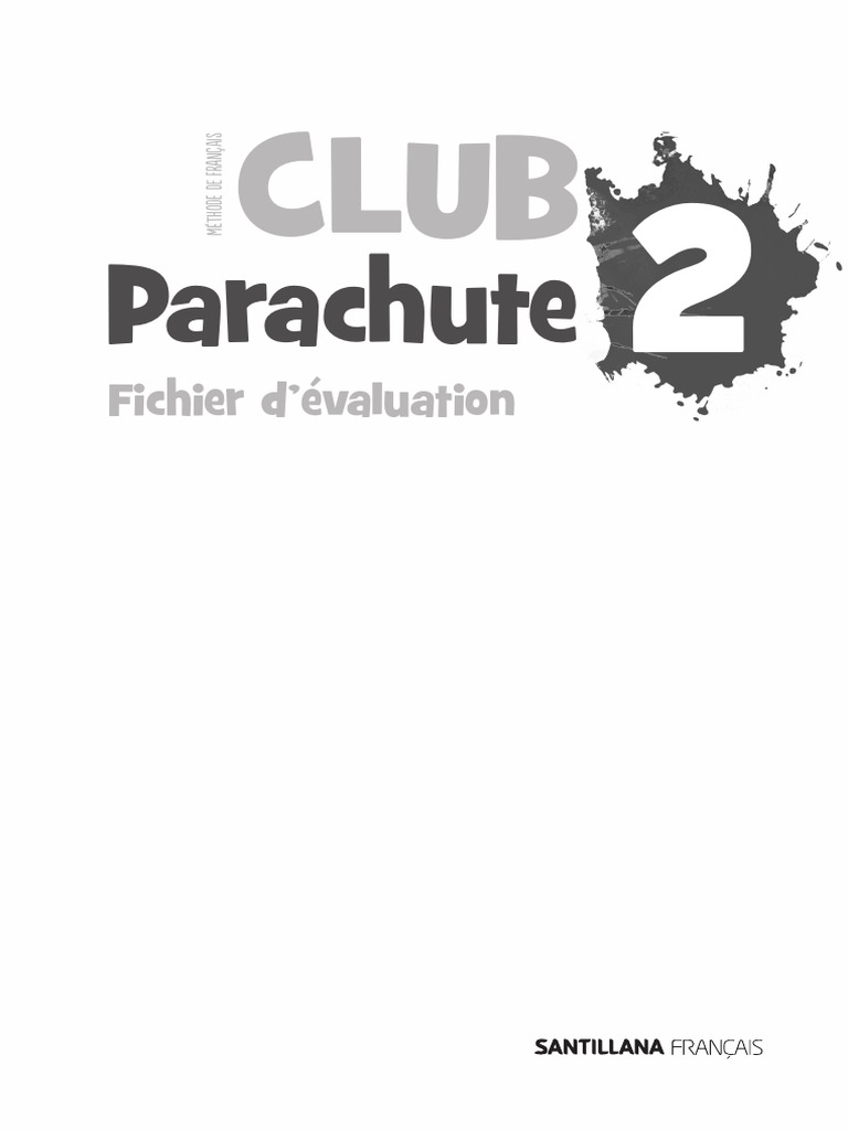 Club Parachute 2 FICHIER EVALUATION | PDF | Rousseur